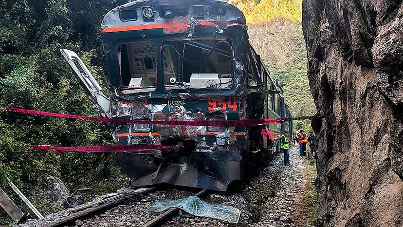 Verity - Machu Picchu Tourists Evacuated After Fatal Train Collision